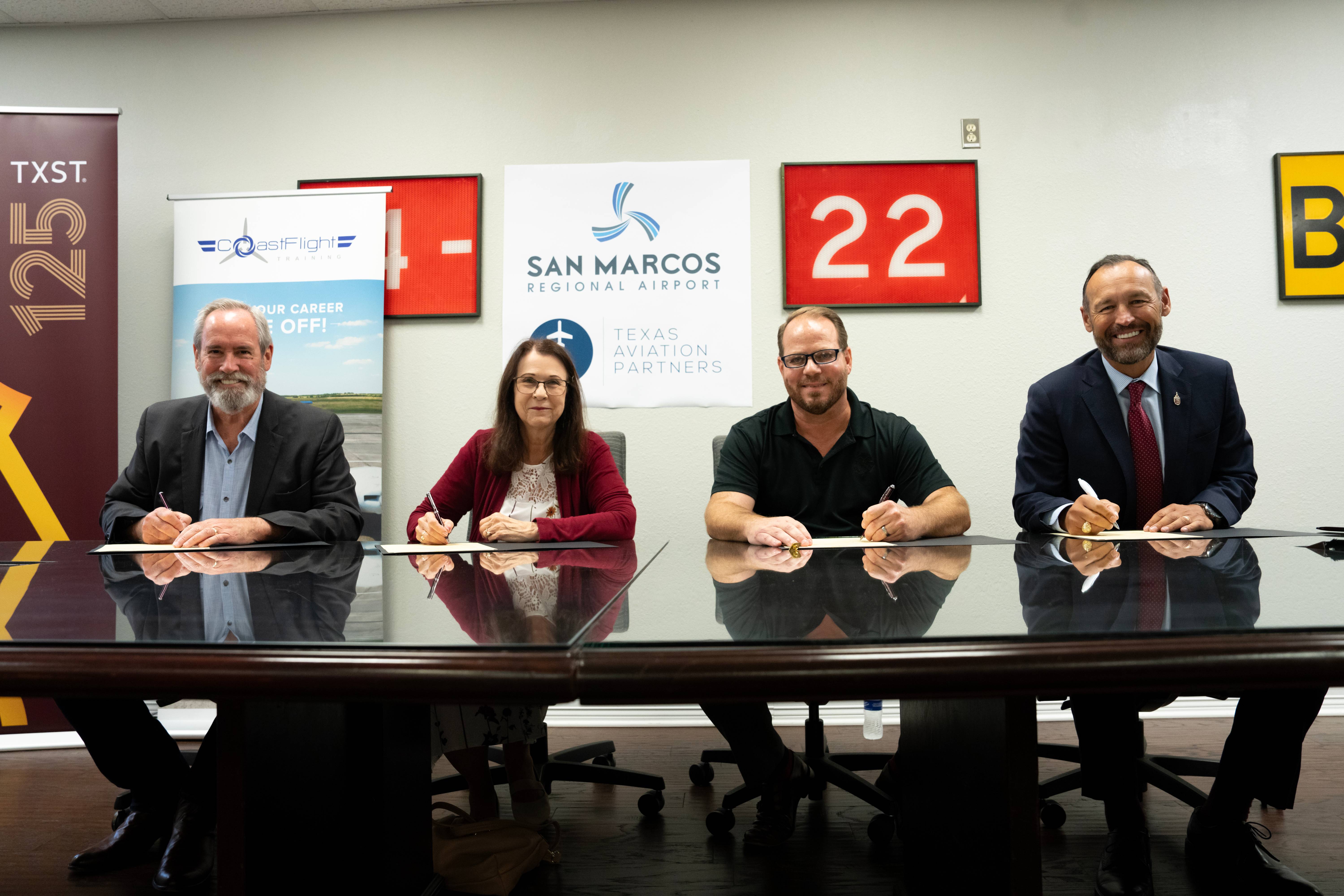 Texas State, Coast Flight, TAP unite for new aviation science degree partnership : Newsroom ...